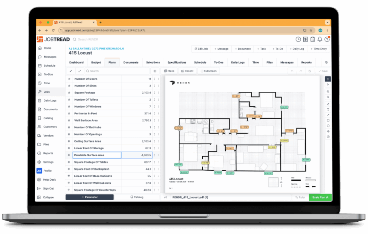 JobTread Integration - RENDR
